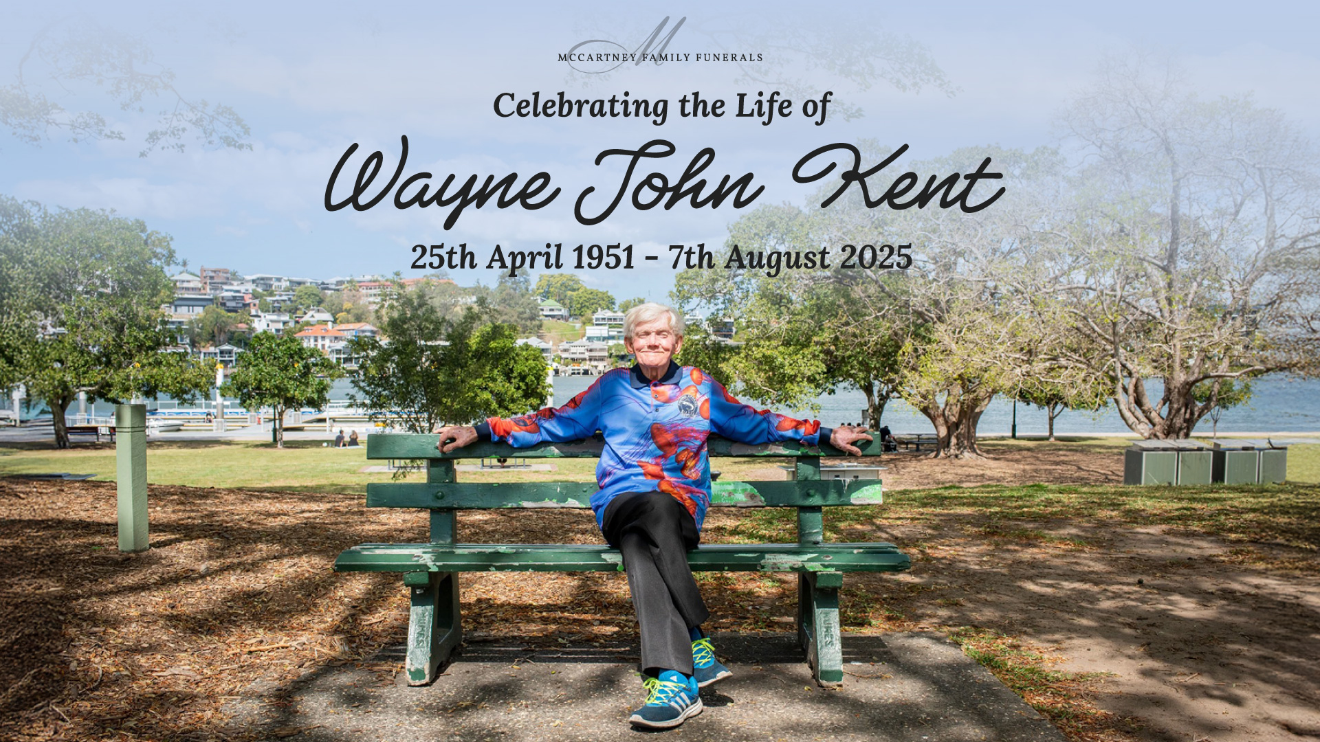 KENT, Wayne John - McCartney Family Funerals