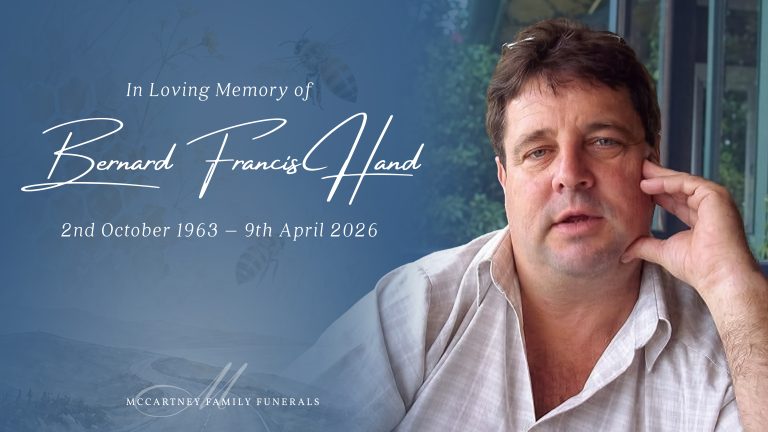 HAND, Bernard Francis - McCartney Family Funerals
